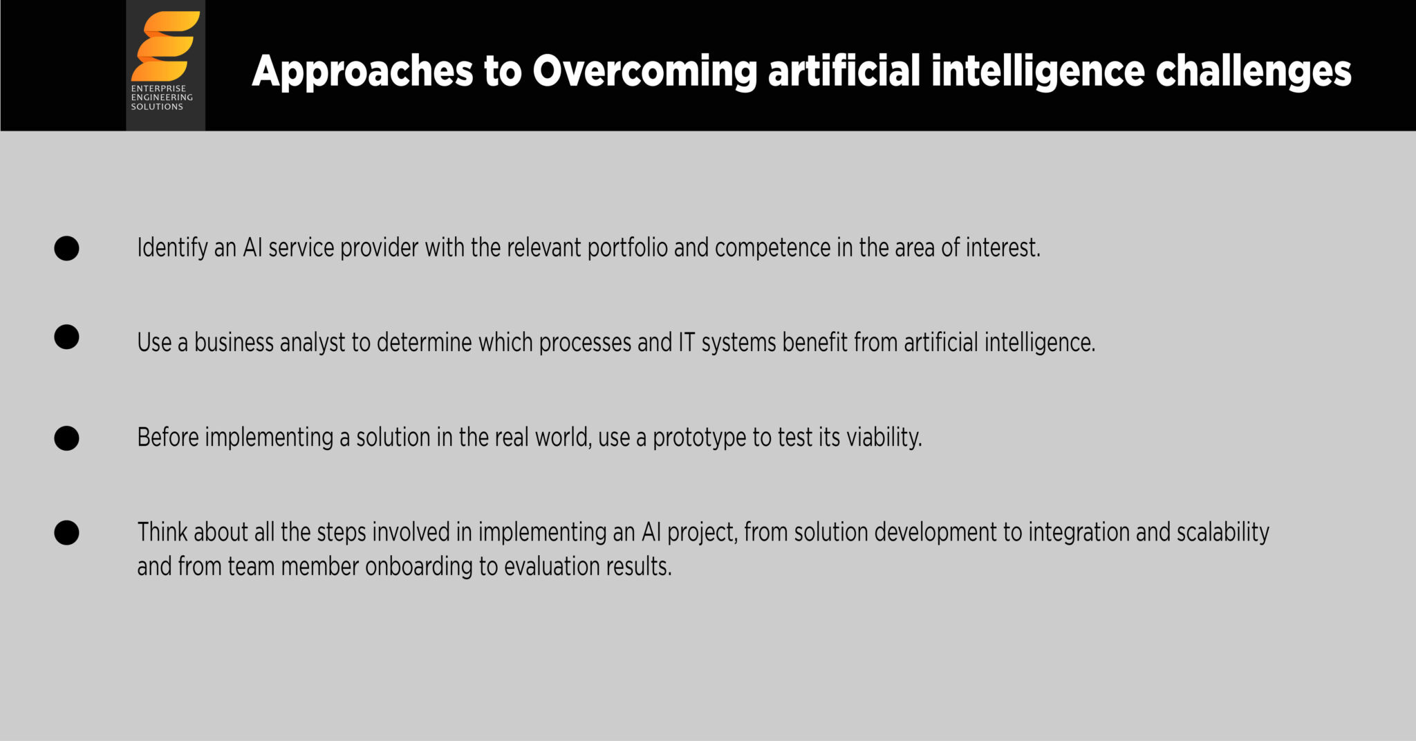 What are the Challenges of Artificial Intelligence? - EES Corporation