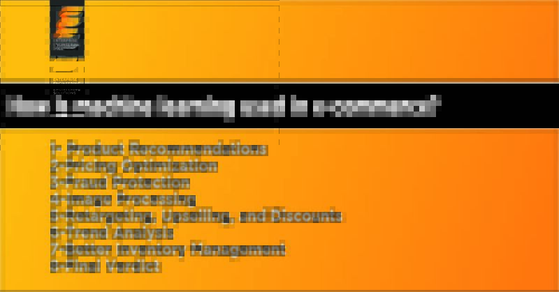 How is Machine Learning used in E-Commerce? - EES Corporation